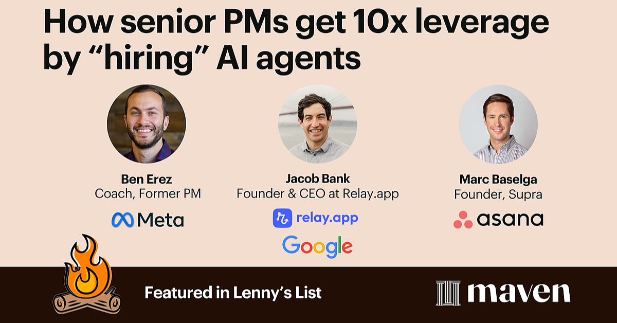 How senior PMs get 10x leverage by “hiring” AI agents